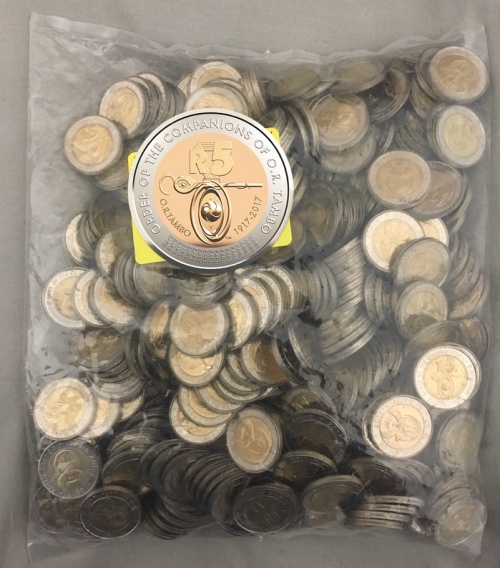 2017 - 100 years Oliver Tambo R5 coin - new -unc