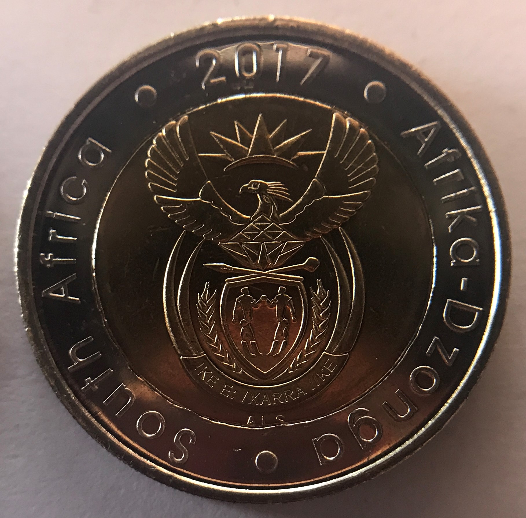 2017 - 100 years Oliver Tambo R5 coin - new -unc